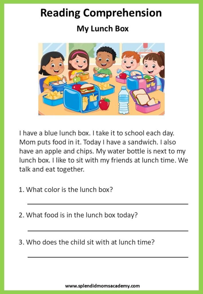 Reading Comprehensions Grade1
