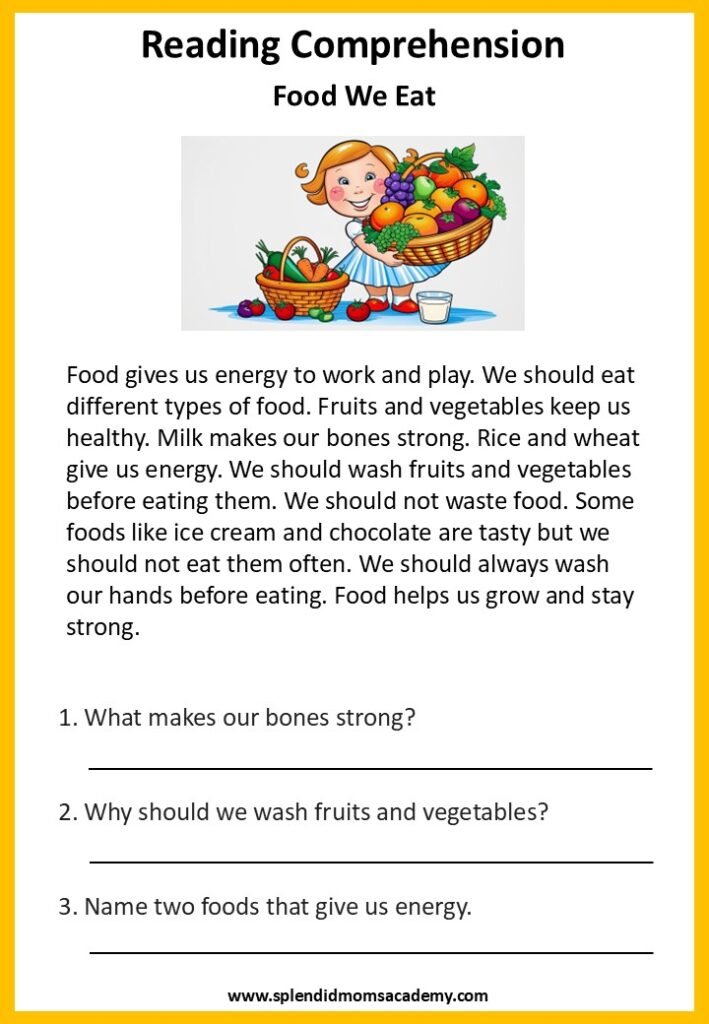 Reading Comprehensions Grade 2
