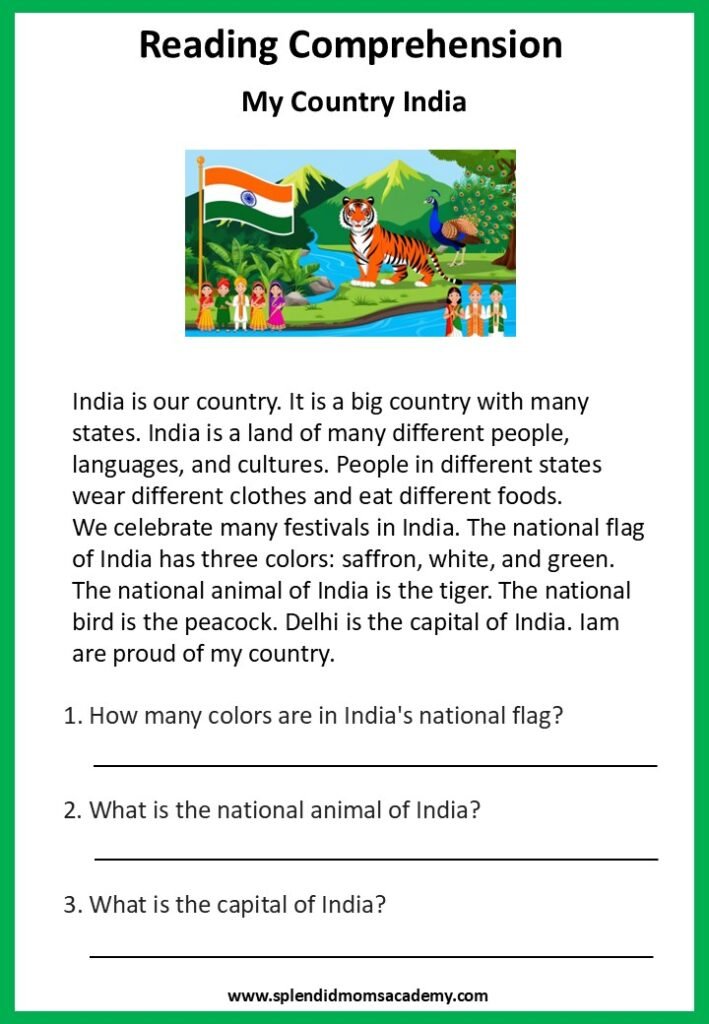 Reading Comprehensions Grade 2