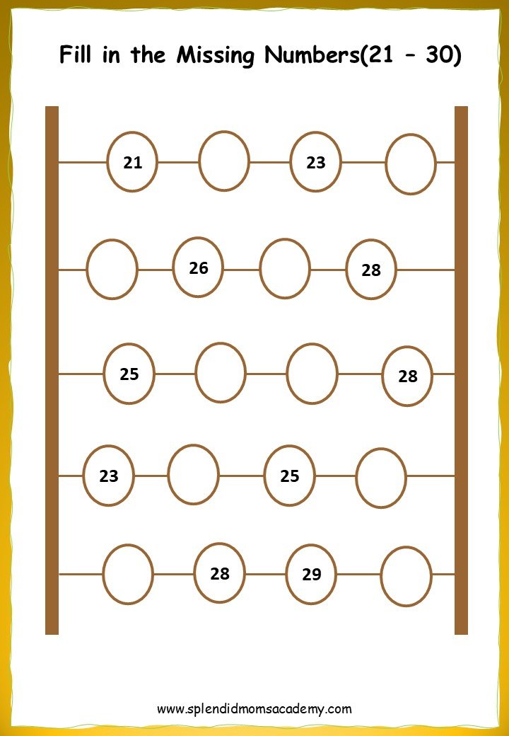 Missing Numbers 1 to 50