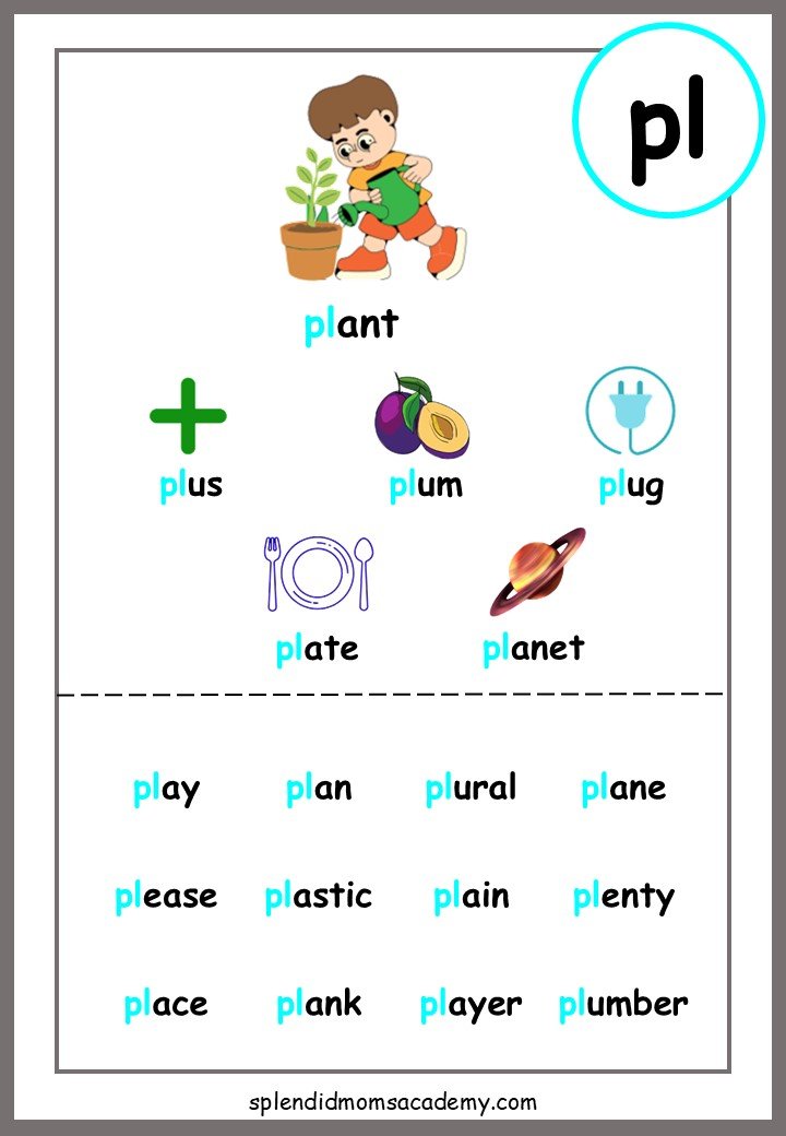 Beginning Blends - Letter l Blends