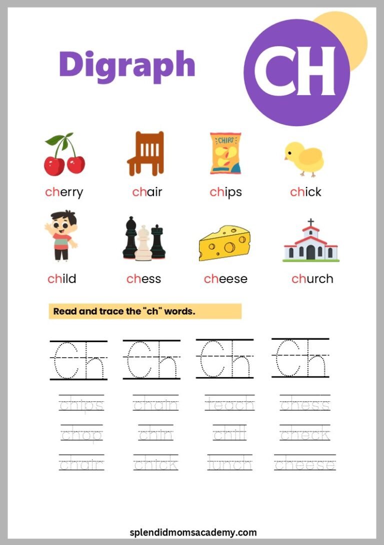 Consonant Digraphs ch sh ph th wh